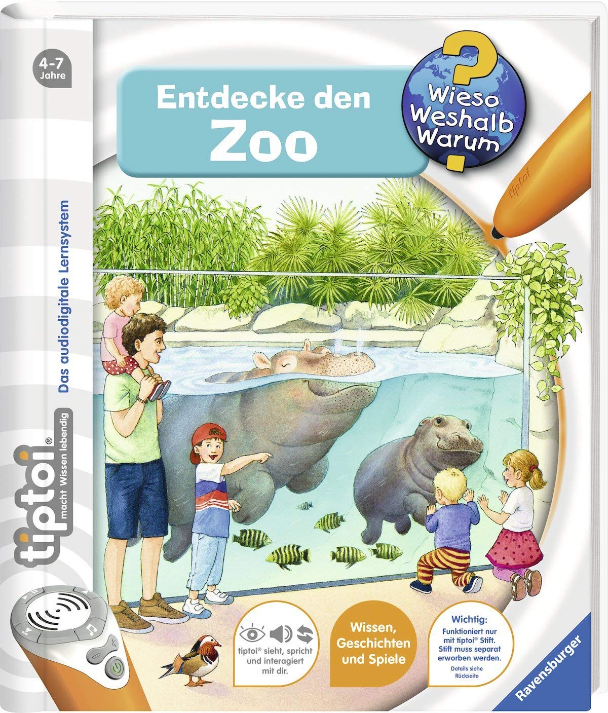 Ravensburger tiptoi® Books Set | Discover The Animals Zoo + My Large ...