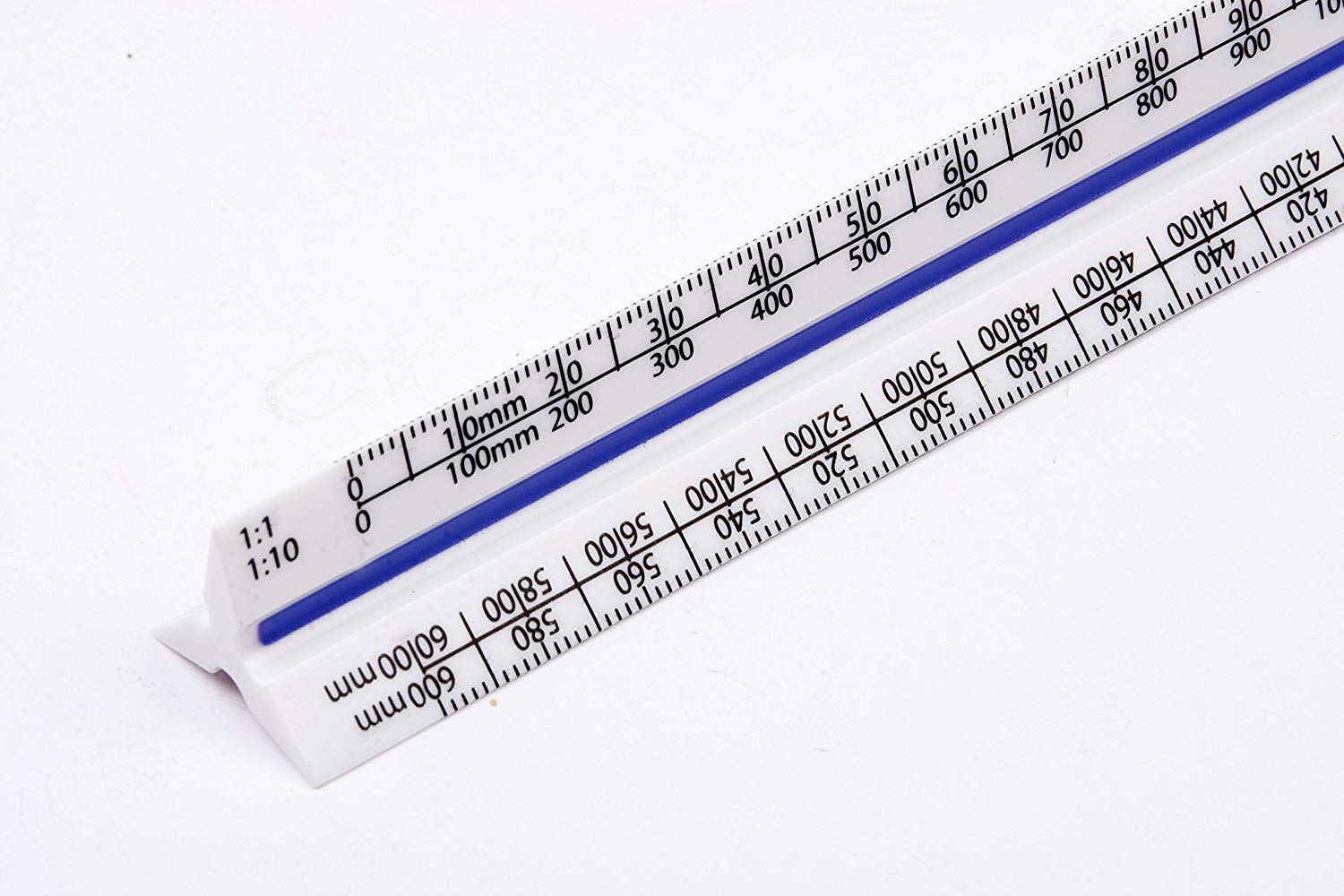 Helix 300mm Metric Triangular Scale Ruler – BigaMart