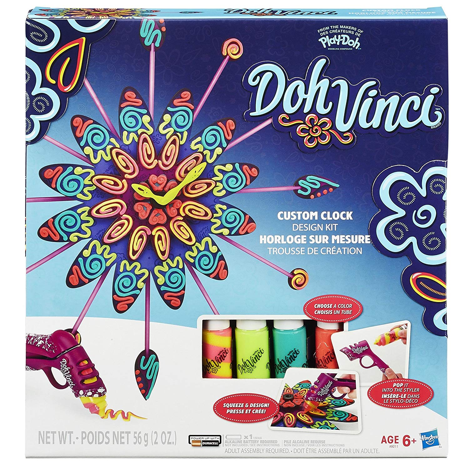 Play-Doh DohVinci Custom Clock Design Kit – BigaMart