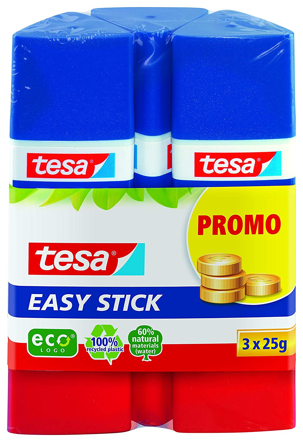 tesa Easy Stick – Odourless Craft Triangular Glue Stick for Paper and ...