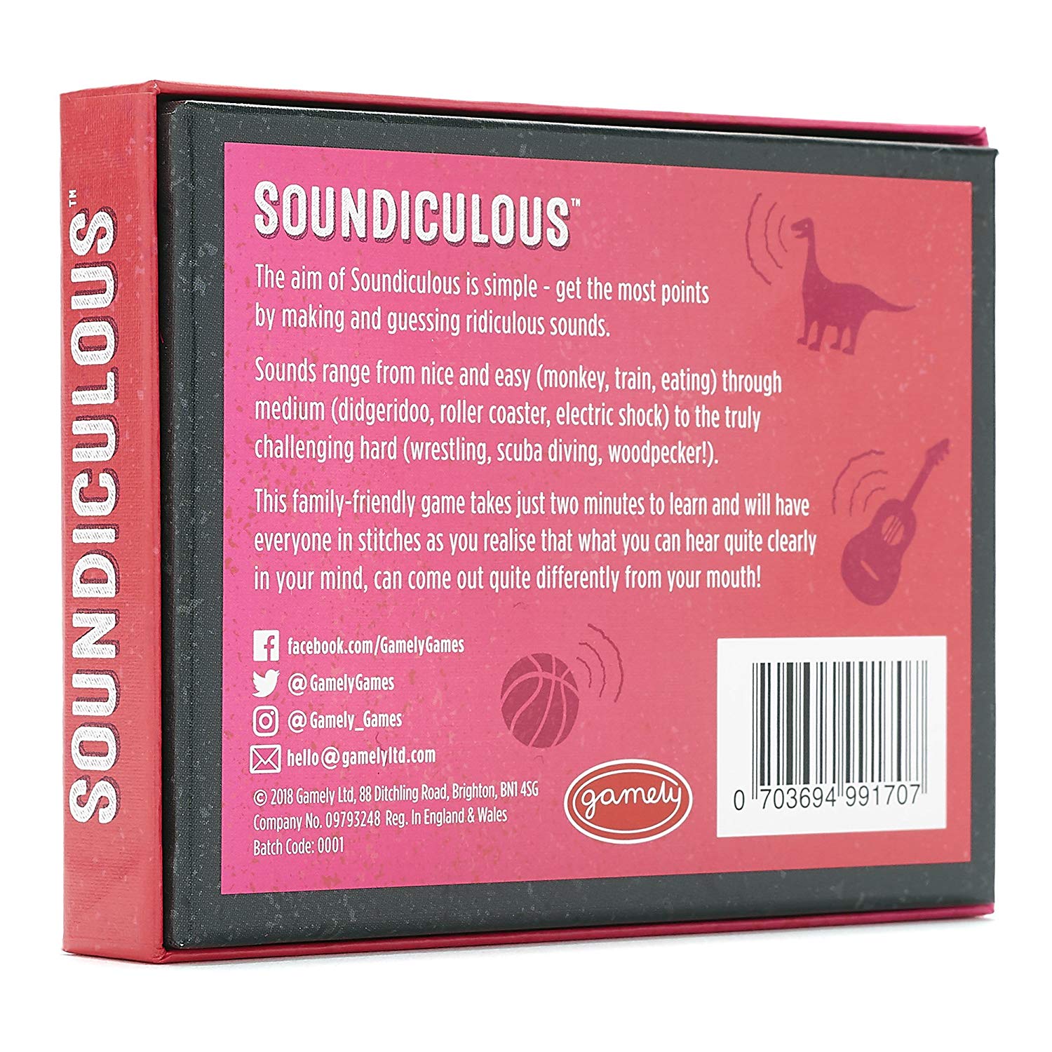 Soundiculous: The Hilarious Pocketsize Party Game of Ridiculous Sounds ...
