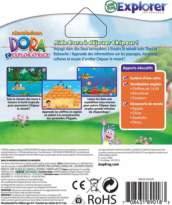 LeapFrog – 89018 – Electronic Educational Game – LeapPad / LeapPad 2 ...