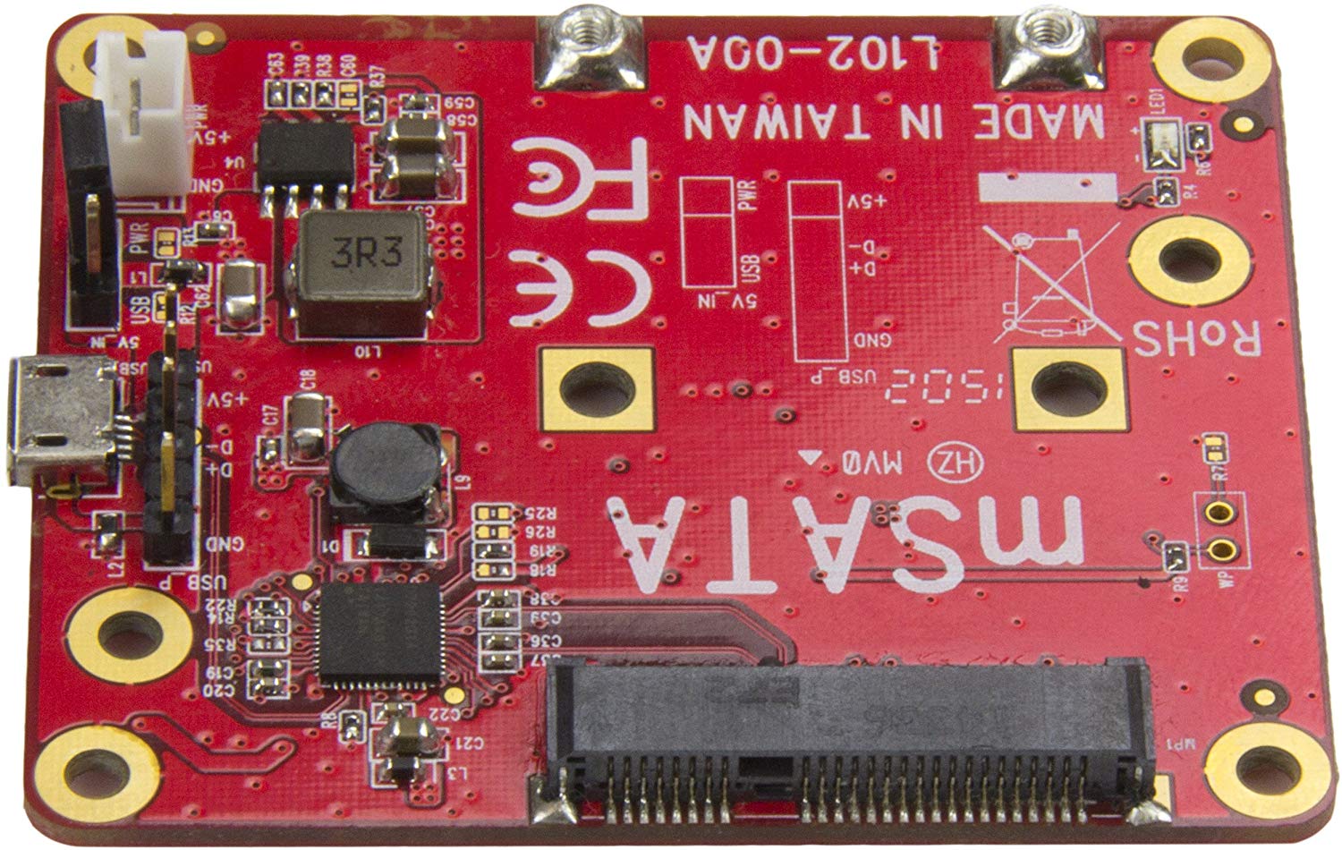 StarTech PIB2MS1 USB to mSATA Converter for Raspberry Pi and ...