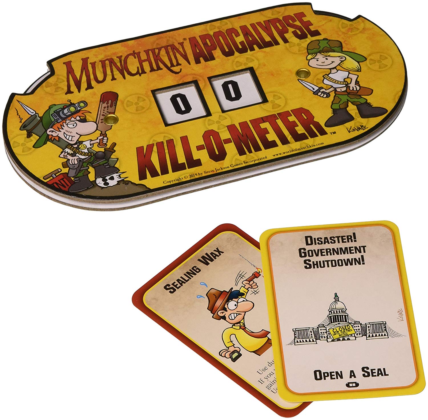 Steve Jackson Games Munchkin Apocalypse Kill-O-Meter Card Game – BigaMart