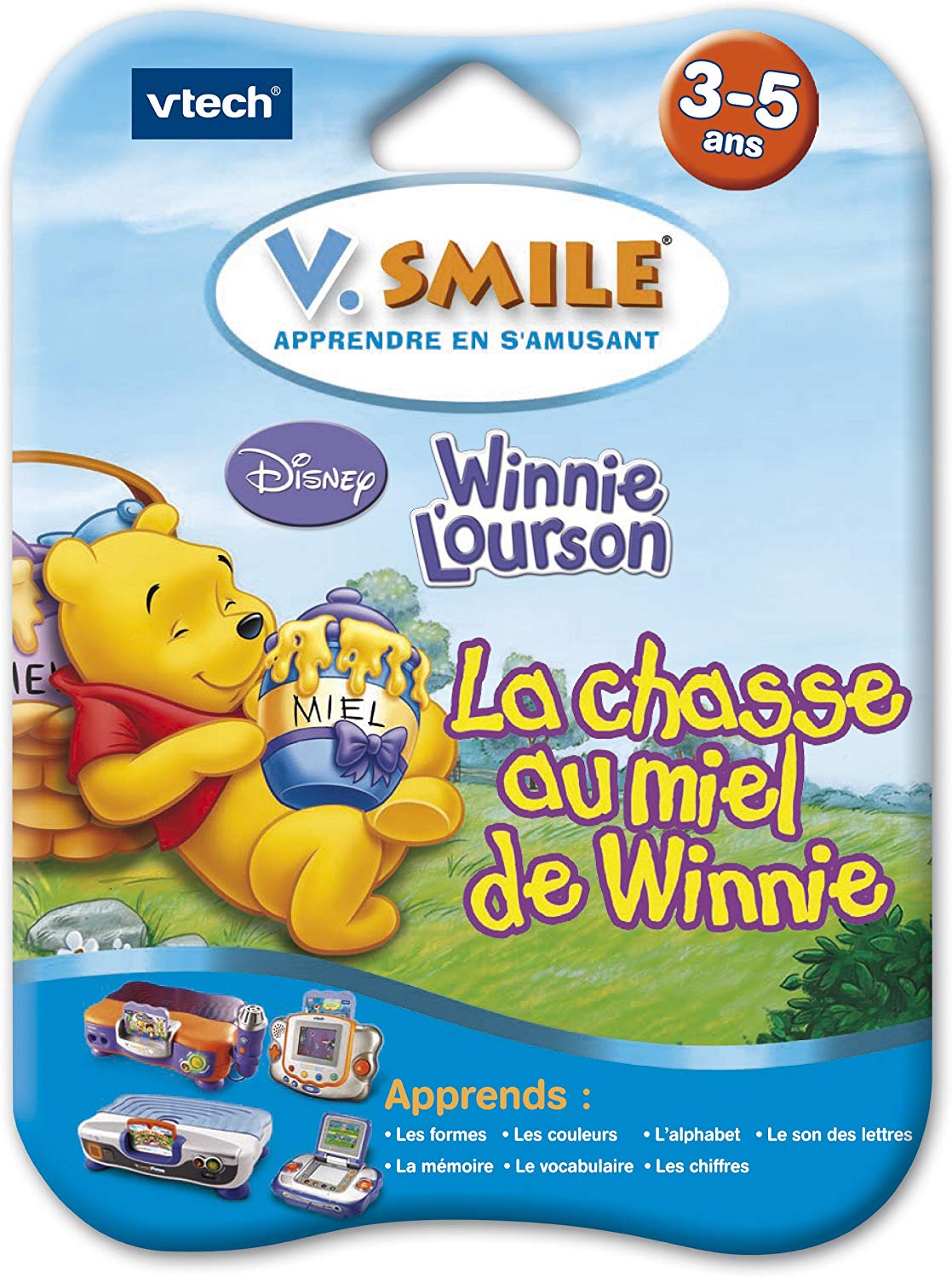 VTech – V. Smile (Motion) Winnie the Pooh Game Cartridge – 84385 – BigaMart