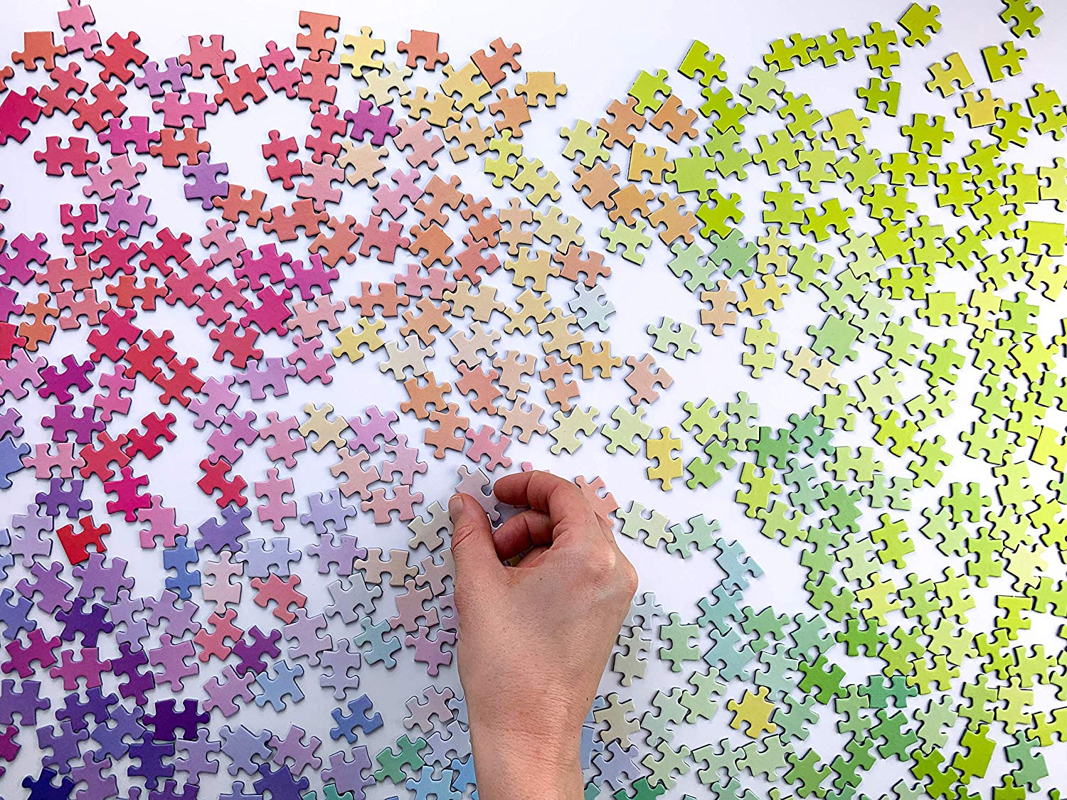 Cloudberries Gradient Puzzle: Cool Jigsaw Puzzle for Grown Ups and ...