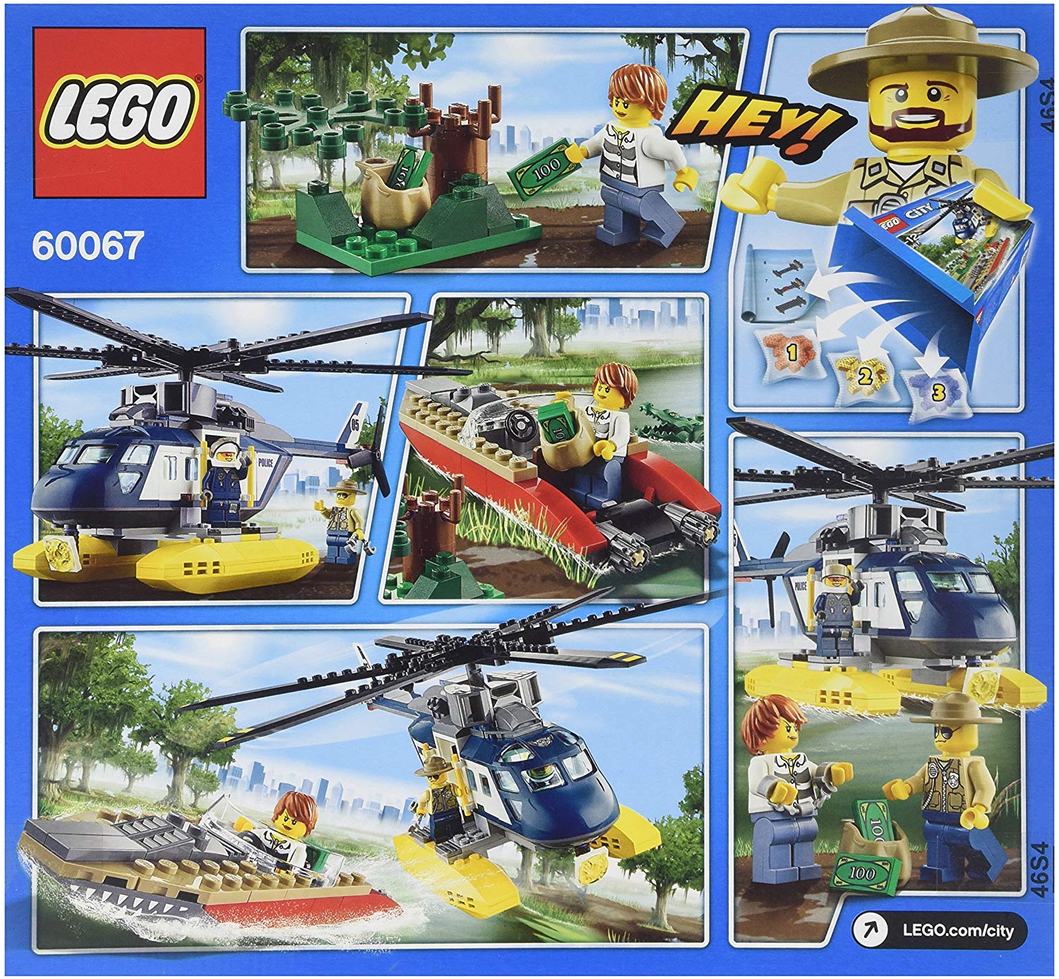 LEGO City 60067 Helicopter Pursuit – BigaMart