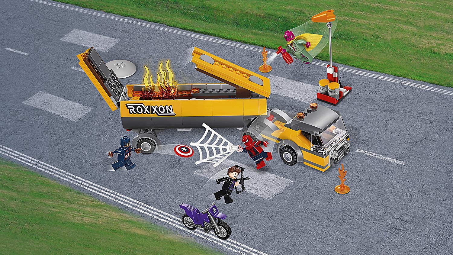 LEGO Marvel Super Hero Tanker Truck Takedown – 76067 – BigaMart