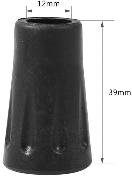 SolUptanisu Walking Stick Caps Rubber Tips End,12pcs Walking Pole Feet ...