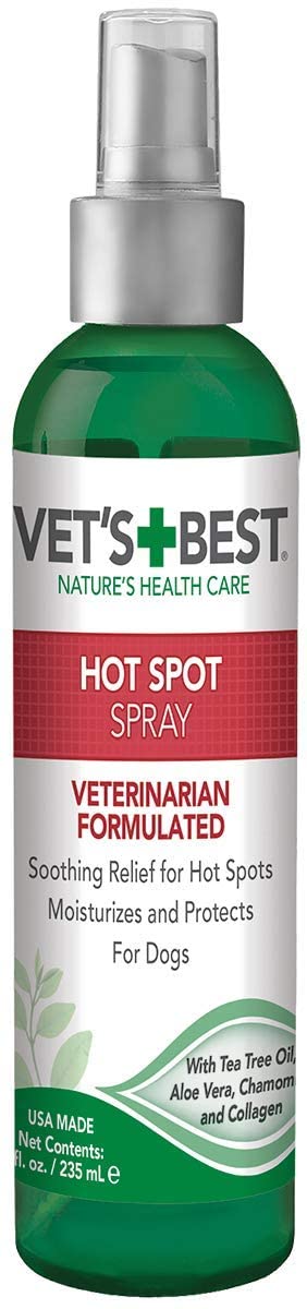 Vet’s Best Dog Hot Spot Itch Relief Spray| Relieves Dog Dry Skin, Rash ...