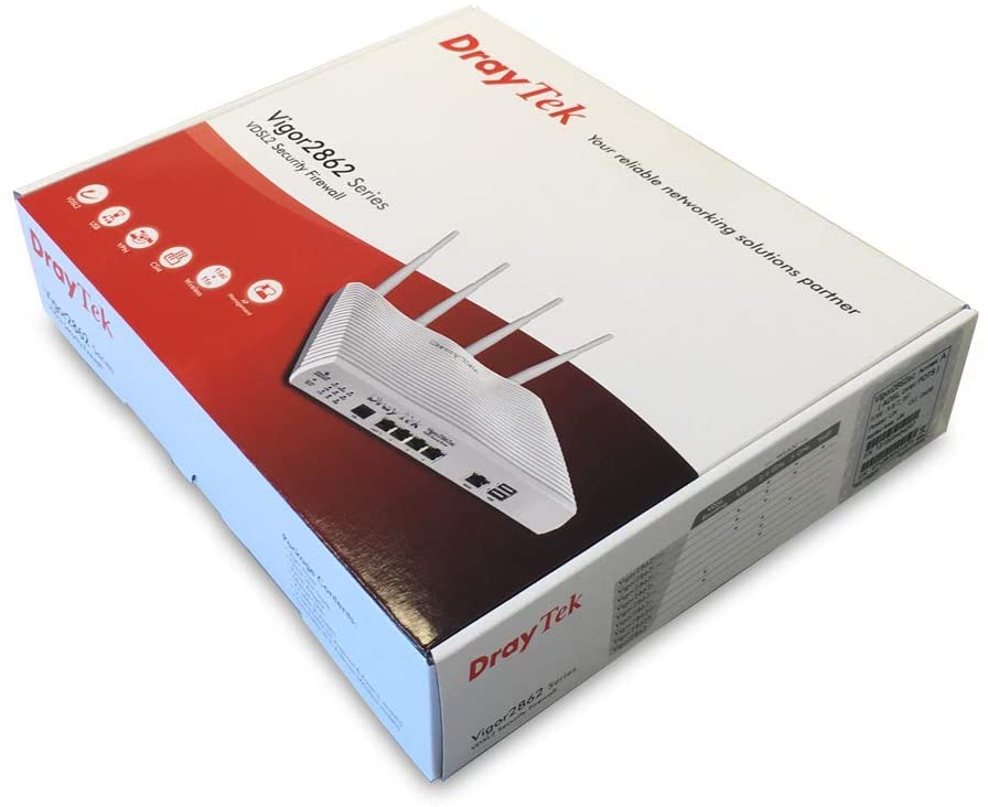 DrayTek Vigor 2862 Triple-WAN Wired Router for ADSL, VDSL and Ethernet ... DrayTek Vigor 2862 Triple-WAN Wired Router for ADSL, VDSL and Ethernet ...