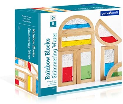 GuideCraft XGC-G3013 Rainbow Blocks Shimmering Water, Multicoloured - BigaMart
