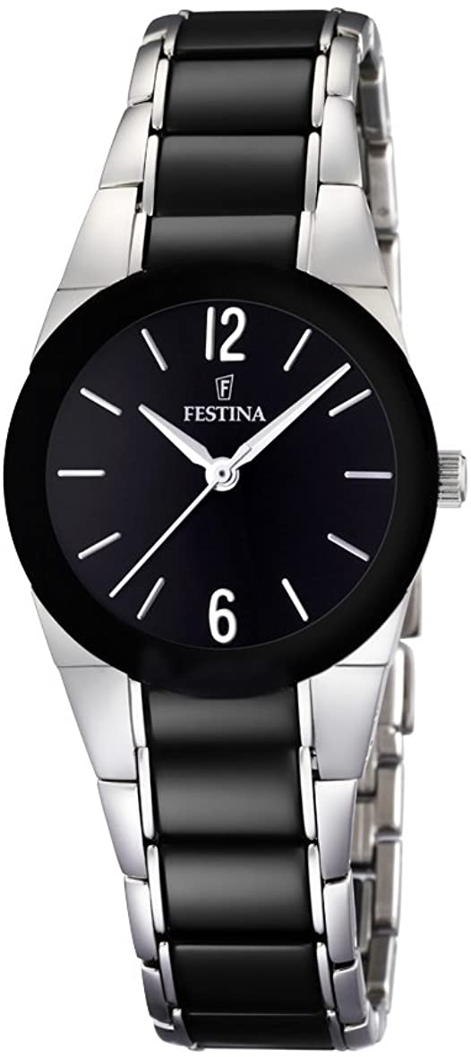Festina Ladies Analogue Watch F16534/2 with Stainless Steel Strap and ...