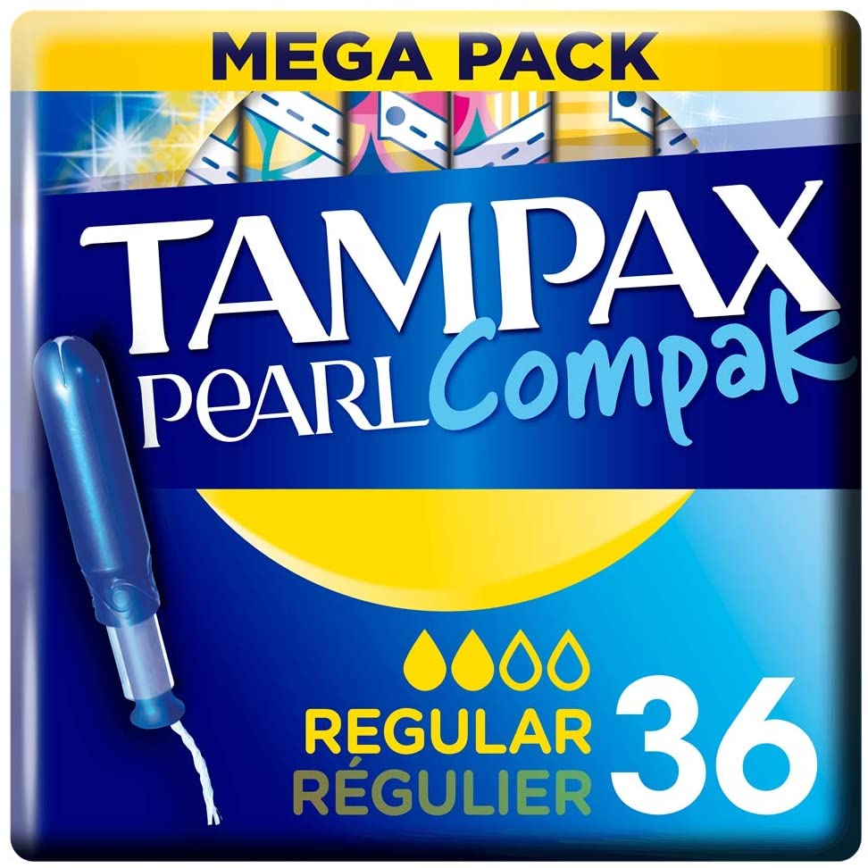 Tampax Pearl Compak Regular Tampons with Applicator – BigaMart