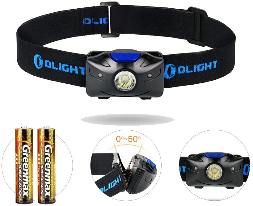 Olight® H04 ACTVIE LED Head Torch 120 Lumens with OSRAM P8 Cool White ...
