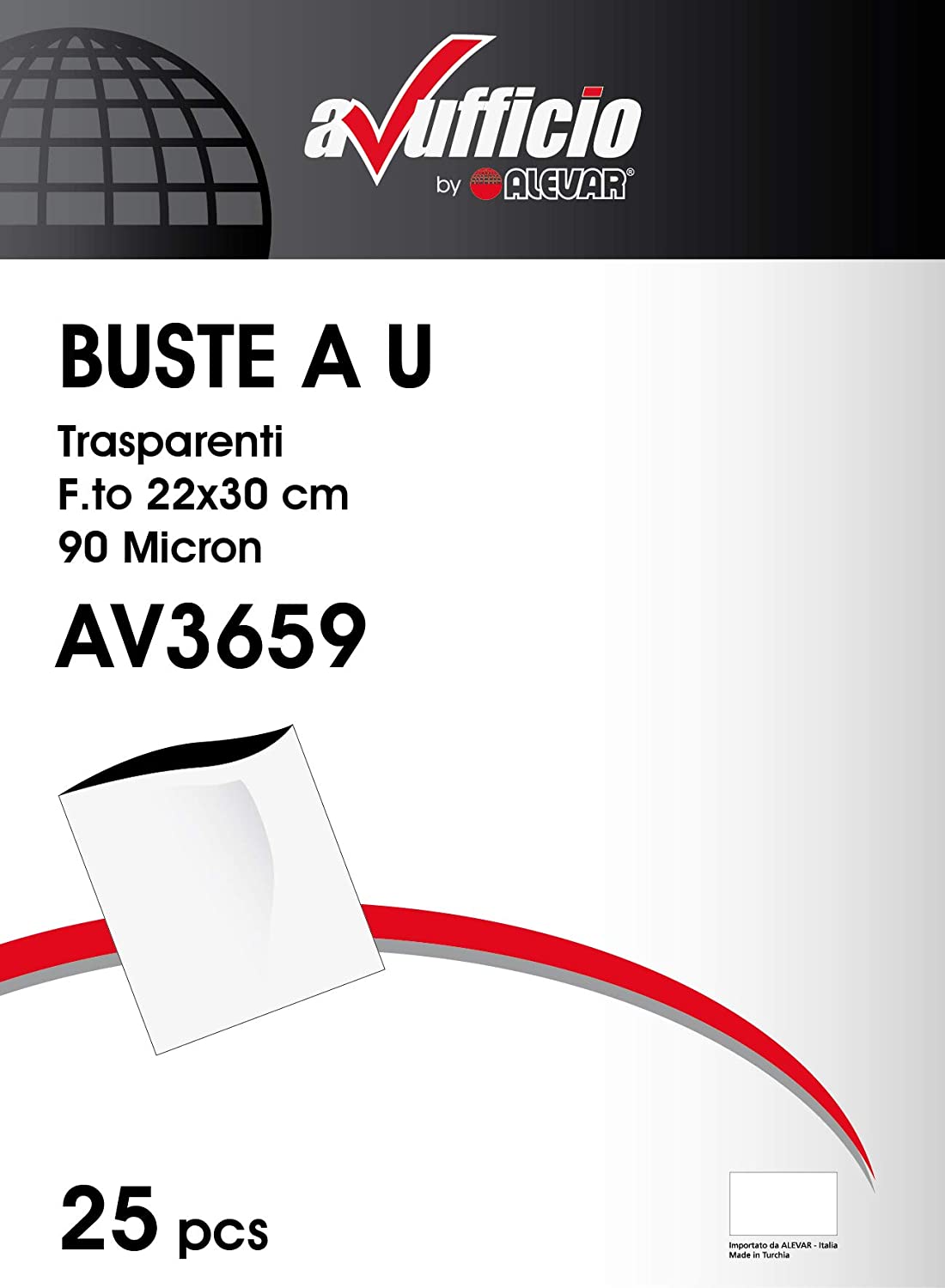 U-Shaped envelopes Format cm 22×30 Pack 25 Pcs. - BigaMart