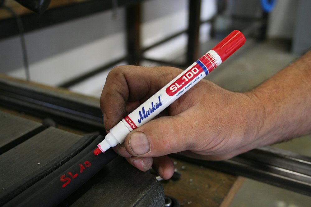 Markal 31200120 SL.100 Markers, Set of 6 Colour Pens with Rounded Tips ...
