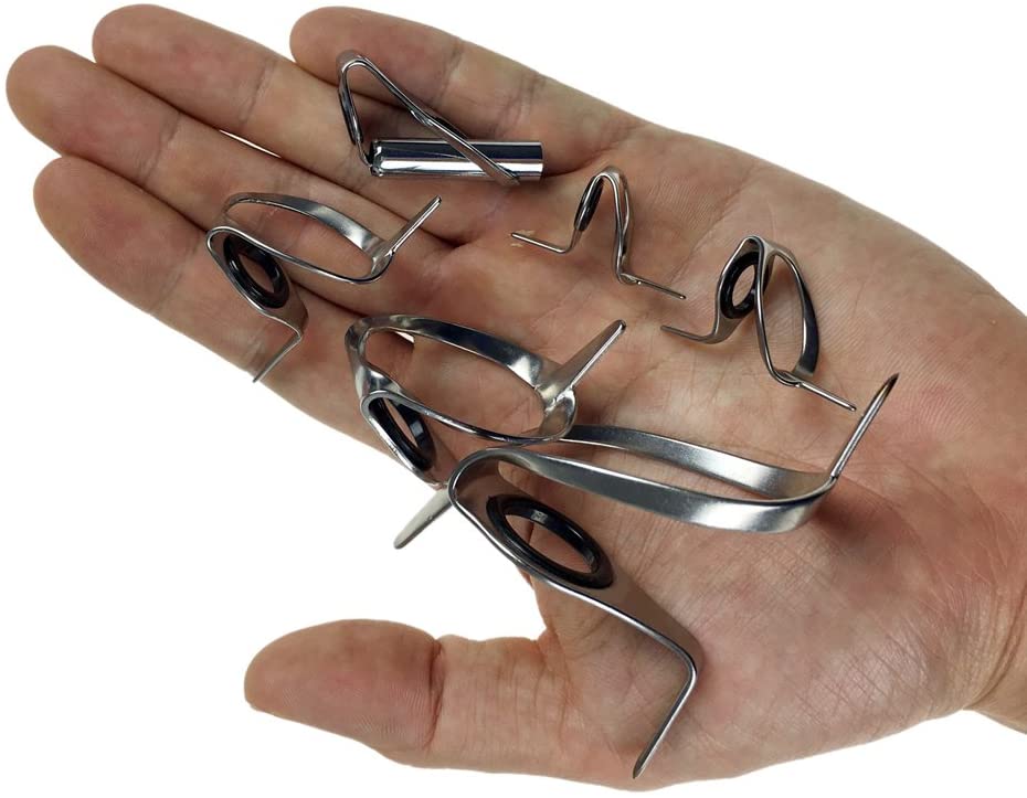 QualyQualy Saltwater Fishing Rod Eyes Tip Repair Kit Big Jigging Heavy ...