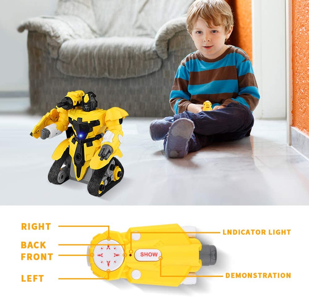 Growsland Remote Control Robot Toys for Kids Boys Girls Early Education ...
