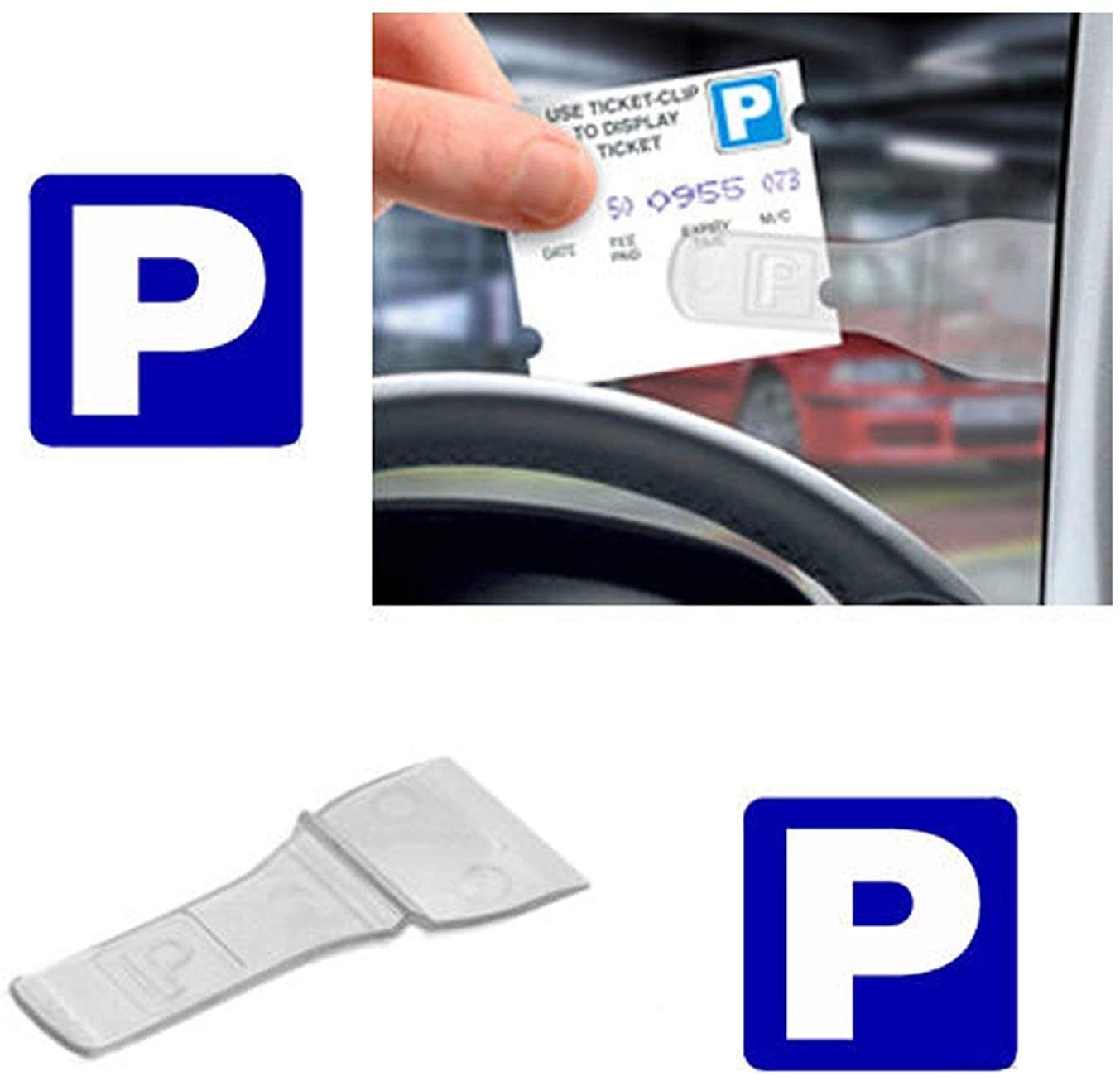 Travel Spot CAR WINDSCREEN PARKING TICKET HOLDER CLIP 92852 – BigaMart