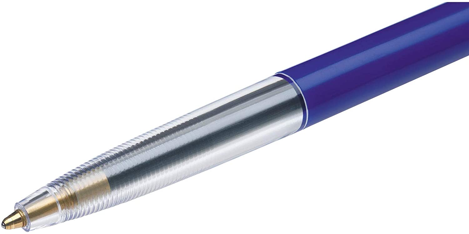 BIC M10 Medium Clic Ball Pen – Blue (Value Pack of 10, Plus 4 Free) – BigaMart