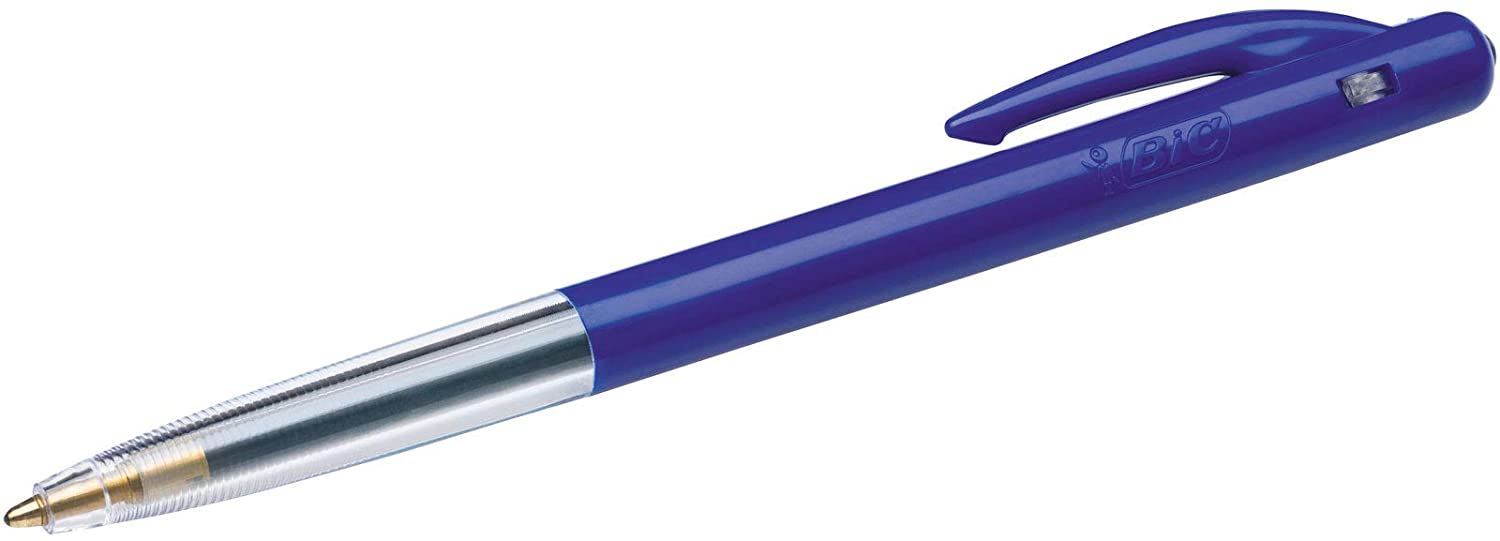 BIC M10 Medium Clic Ball Pen – Blue (Value Pack of 10, Plus 4 Free) – BigaMart