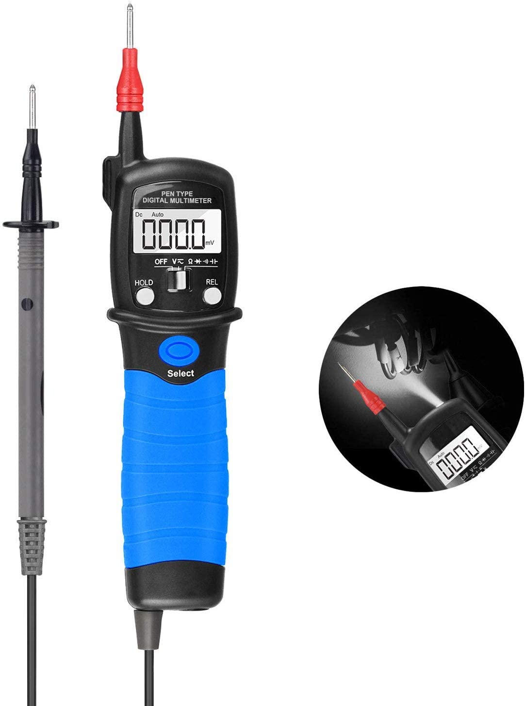 Digital Multimeter,Pen Type Multimeter Voltmeter Tester with LCD ...