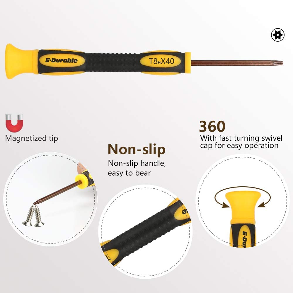 Eble T8 T8H Torx Screwdriver, TR8 Security Screwdriver Set for Xbox One ...