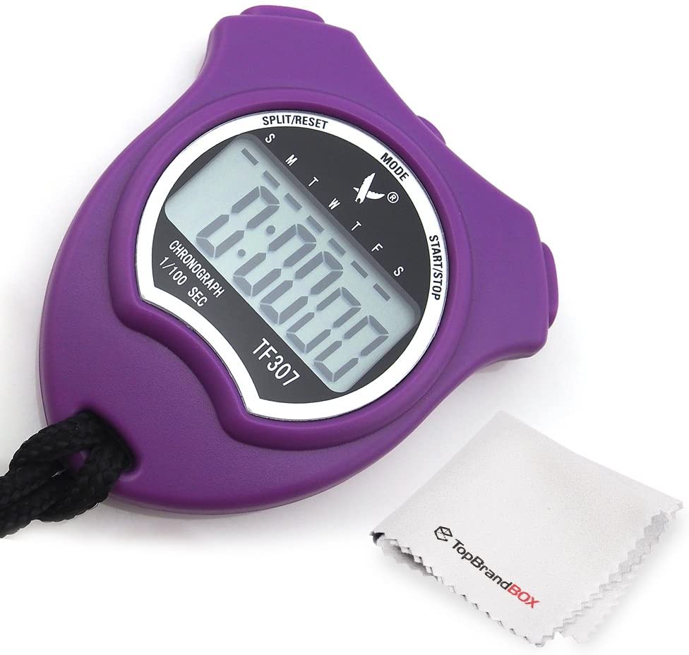 LEAP TF307 Sports Stopwatch Digital Chronograph Watch Timer Date Clock ...