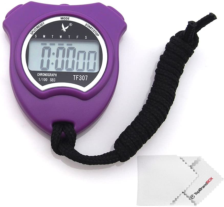 LEAP TF307 Sports Stopwatch Digital Chronograph Watch Timer Date Clock ...