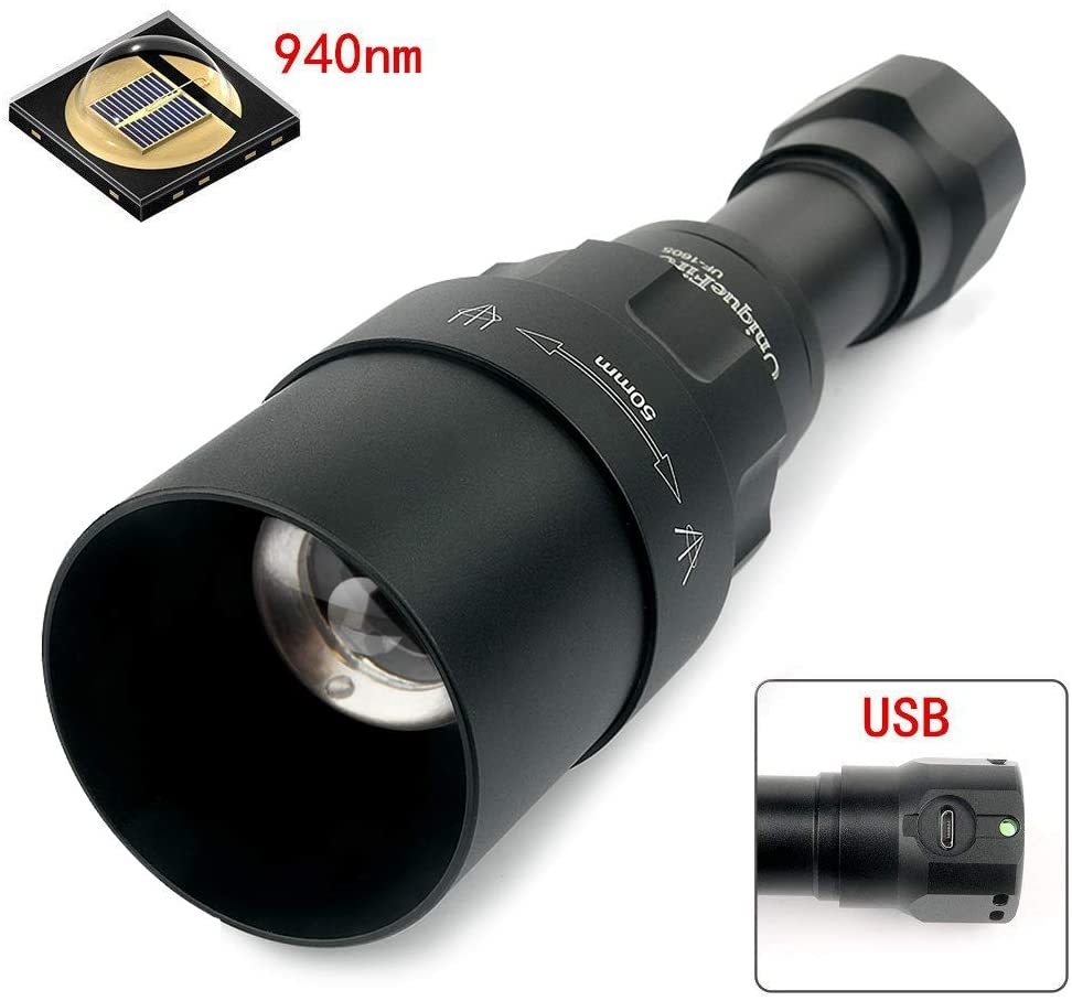 UniqueFire Upgrade UF1605 NV IR 940NM T50 LED Flashlight / 3 Mode ...