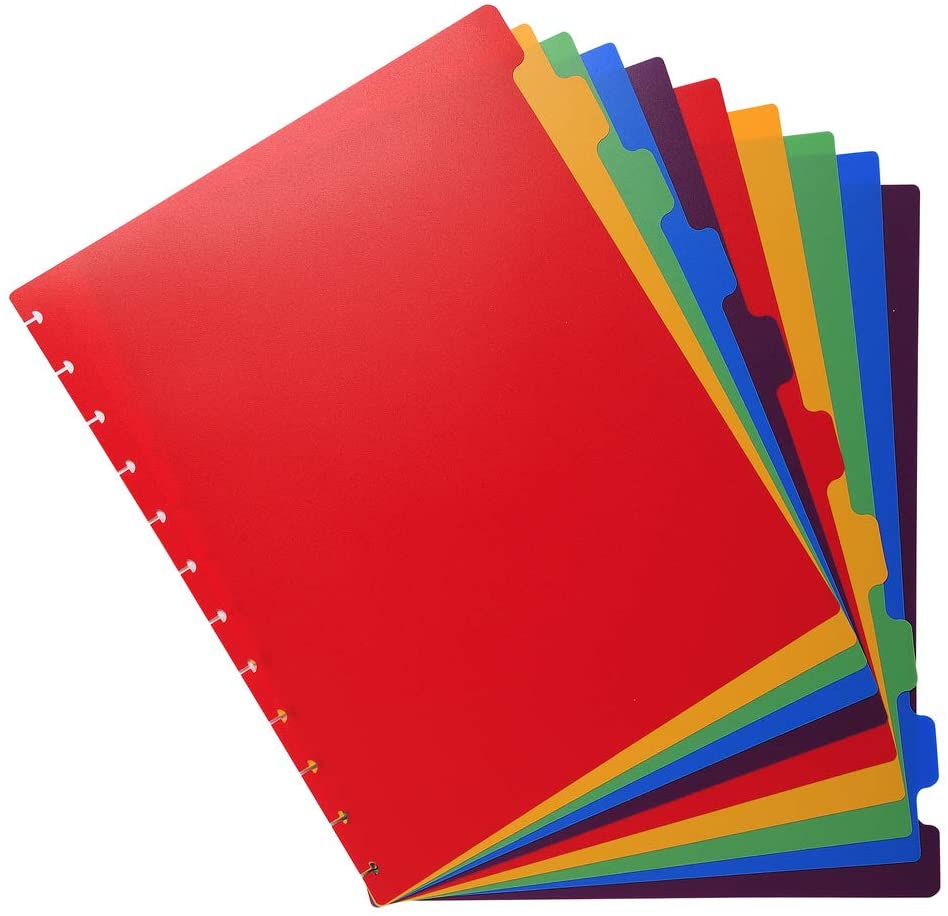 Exacompta Inserts for Display Book, A4 Maxi, 10 Positions – Assorted ...