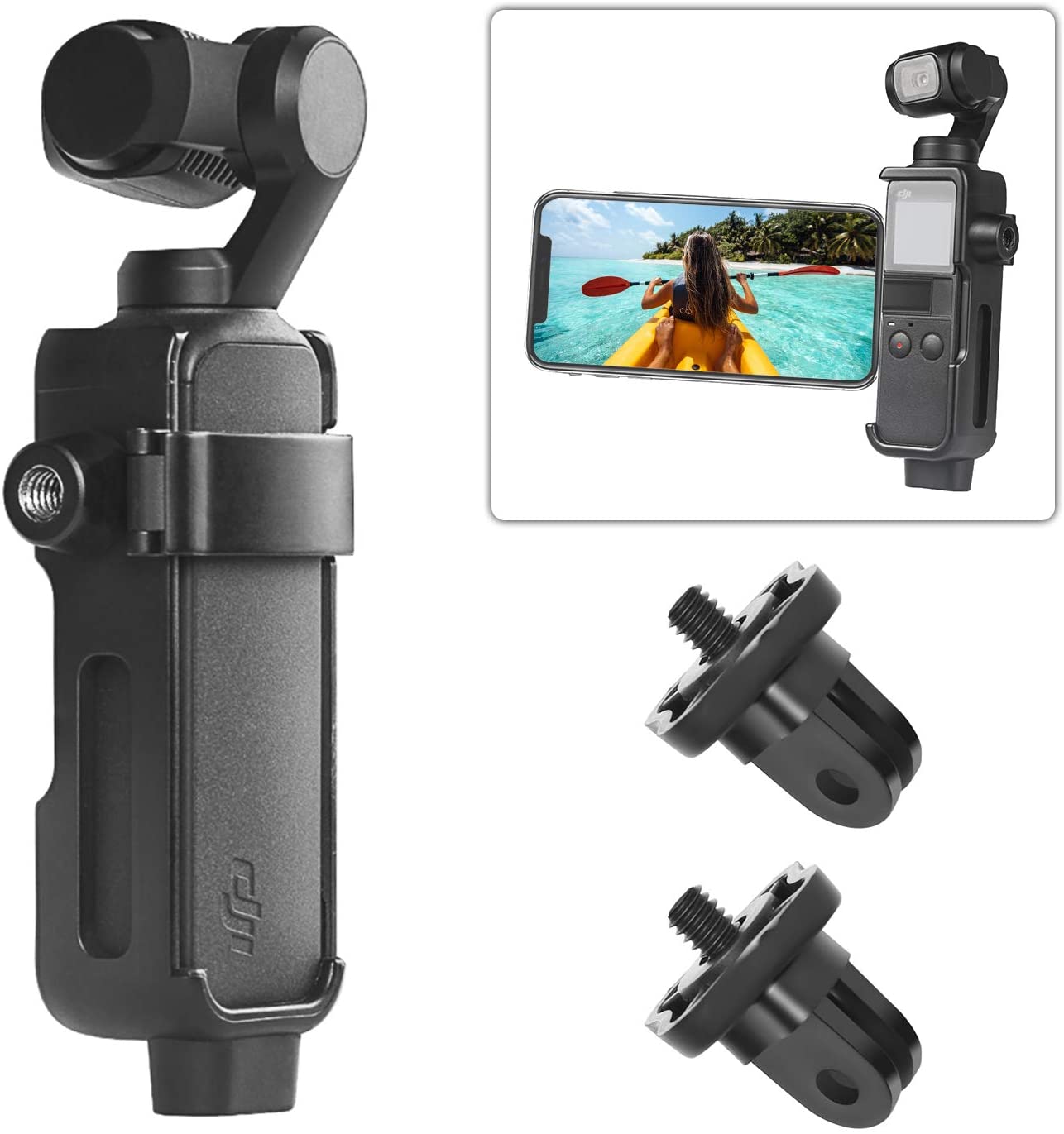FASTSNAIL Tripod Mount for DJI OSMO Pocket, [Freely Connect to Phone ...