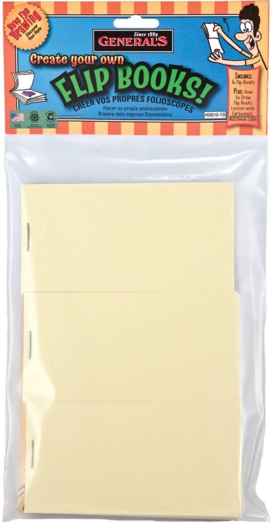 3M Create Your Own Flip Books, Acrylic, Multicoloured, 0.27 x 4.9 x 8.9 ...