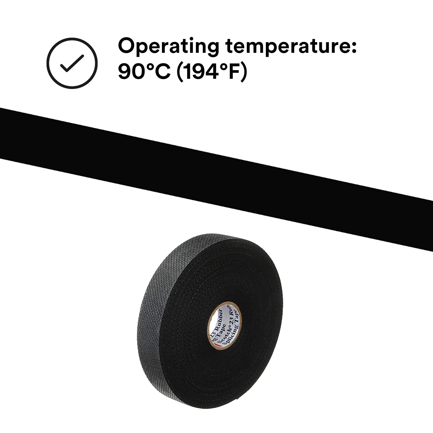 Scotch© Rubber Splicing Tape 23 -19mm x 9.15m – BigaMart