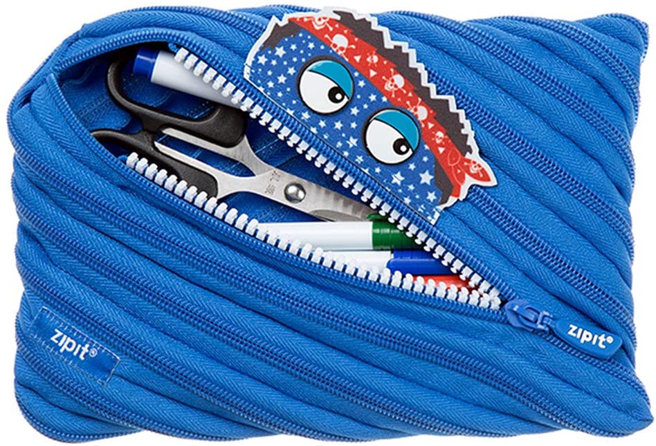 ZIPIT Talking Monstar Large Pencil Case, Holds Up to 60 Pens, Made of ...
