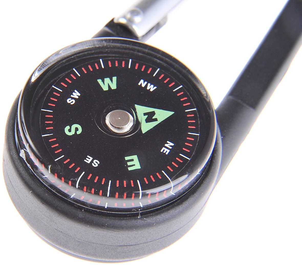 Huntington Clip Compass: Small Carabiner Compass with thermometer ...