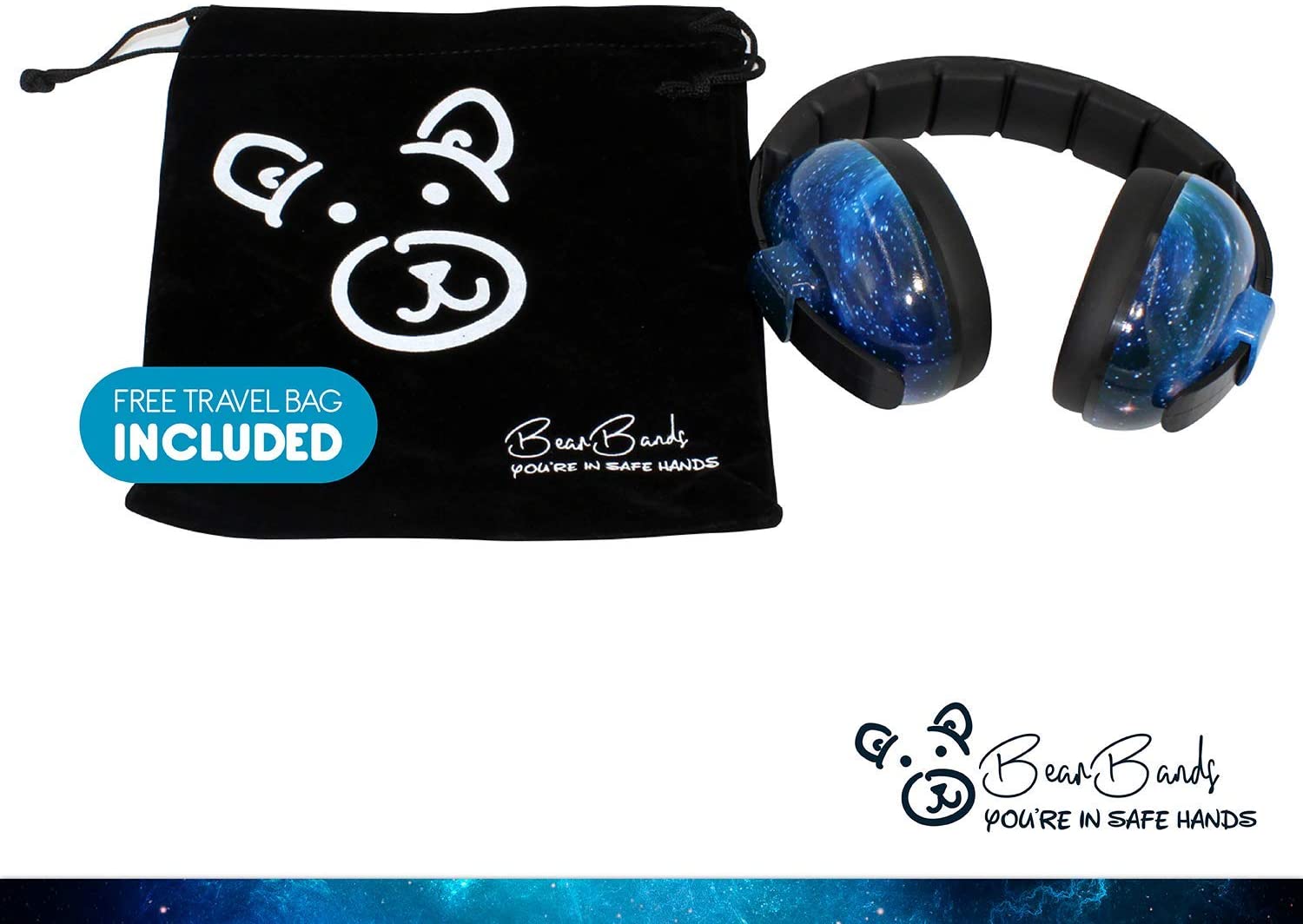Premium Ear Defenders | FREE Travel Bag | Ideal For Fireworks, Loud ...