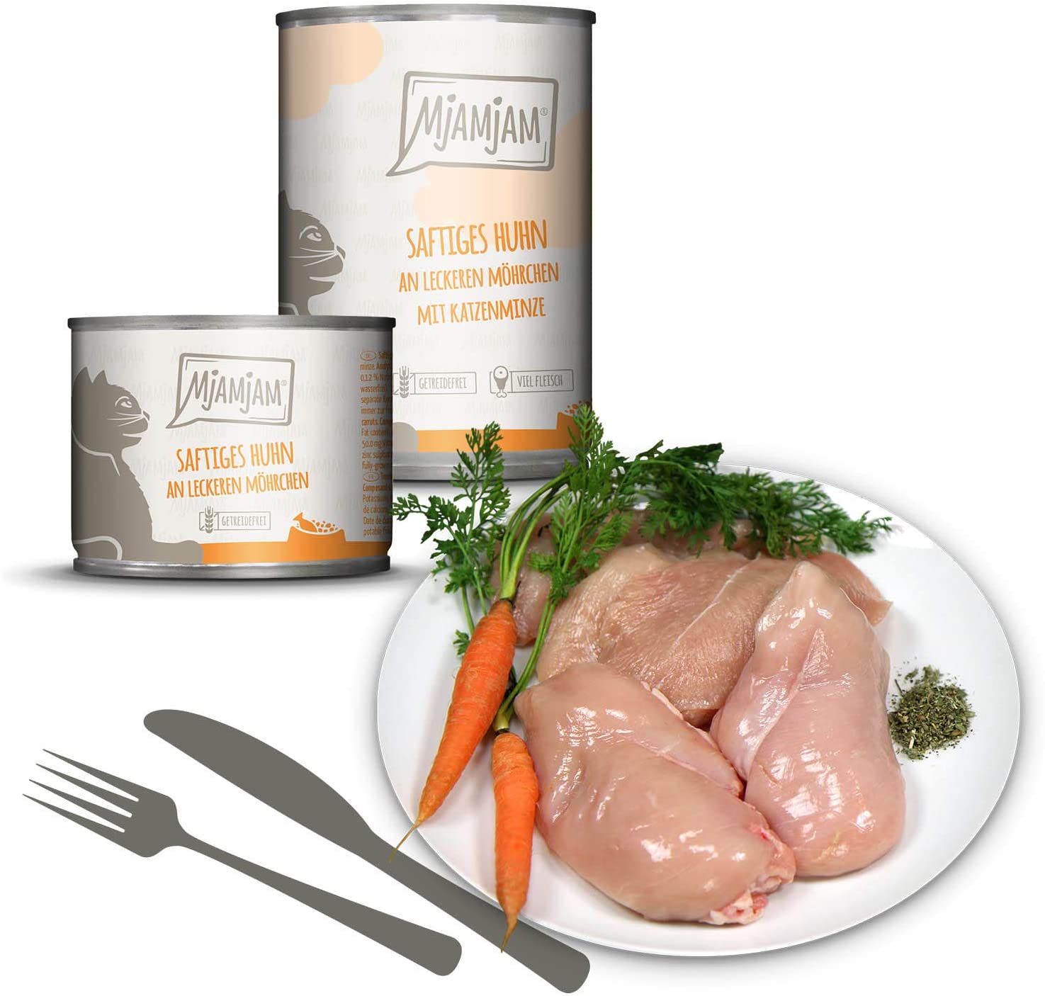 MjAMjAM – Premium wet food for cats – juicy chicken on delicious ...