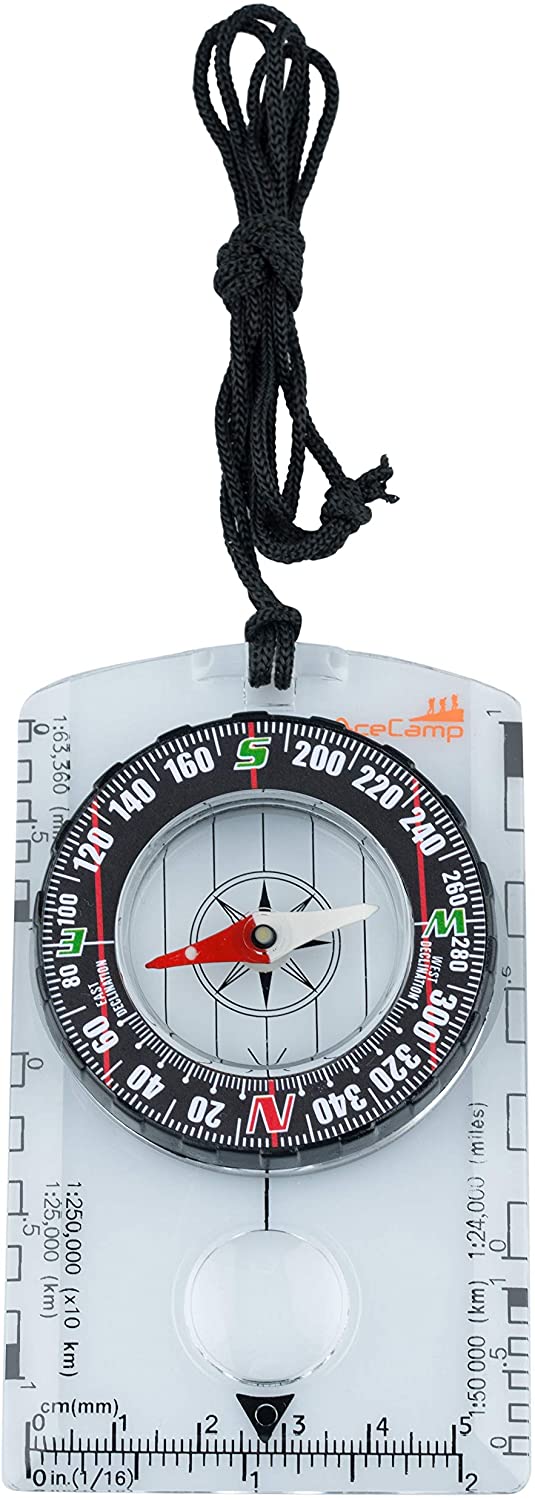 AceCamp Compass Outdoor Premium Portable Map Compass with Function ...