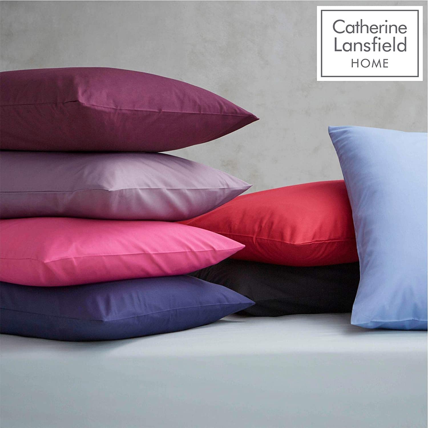 Catherine Lansfield Easy Iron Percale King Platform Valance Sheet Duck ...