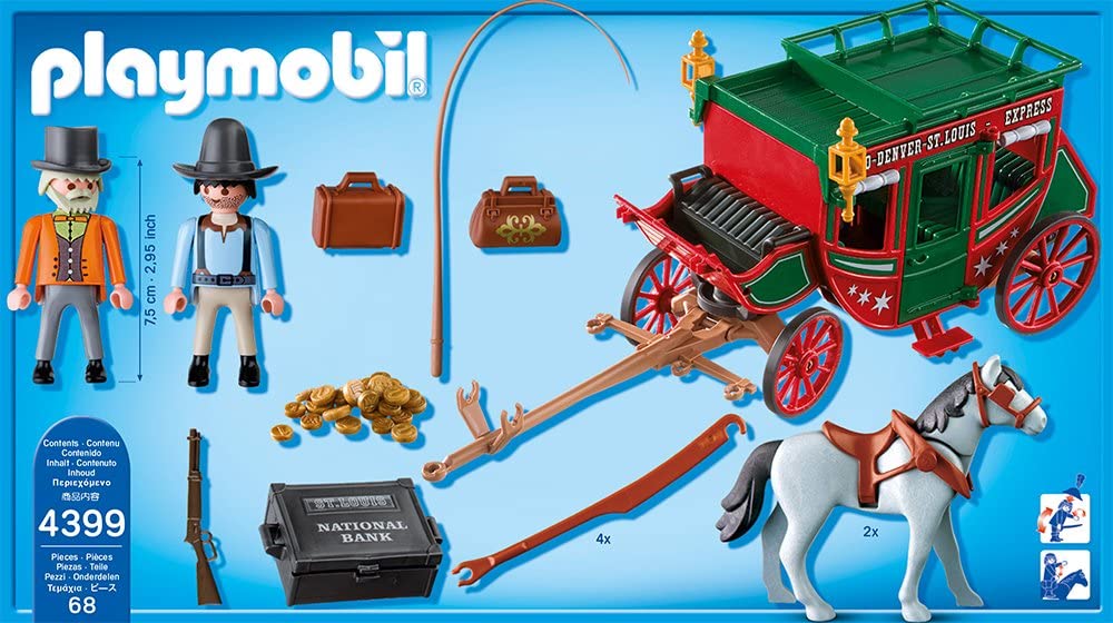 Playmobil 4399 Western Stage Coach – BigaMart