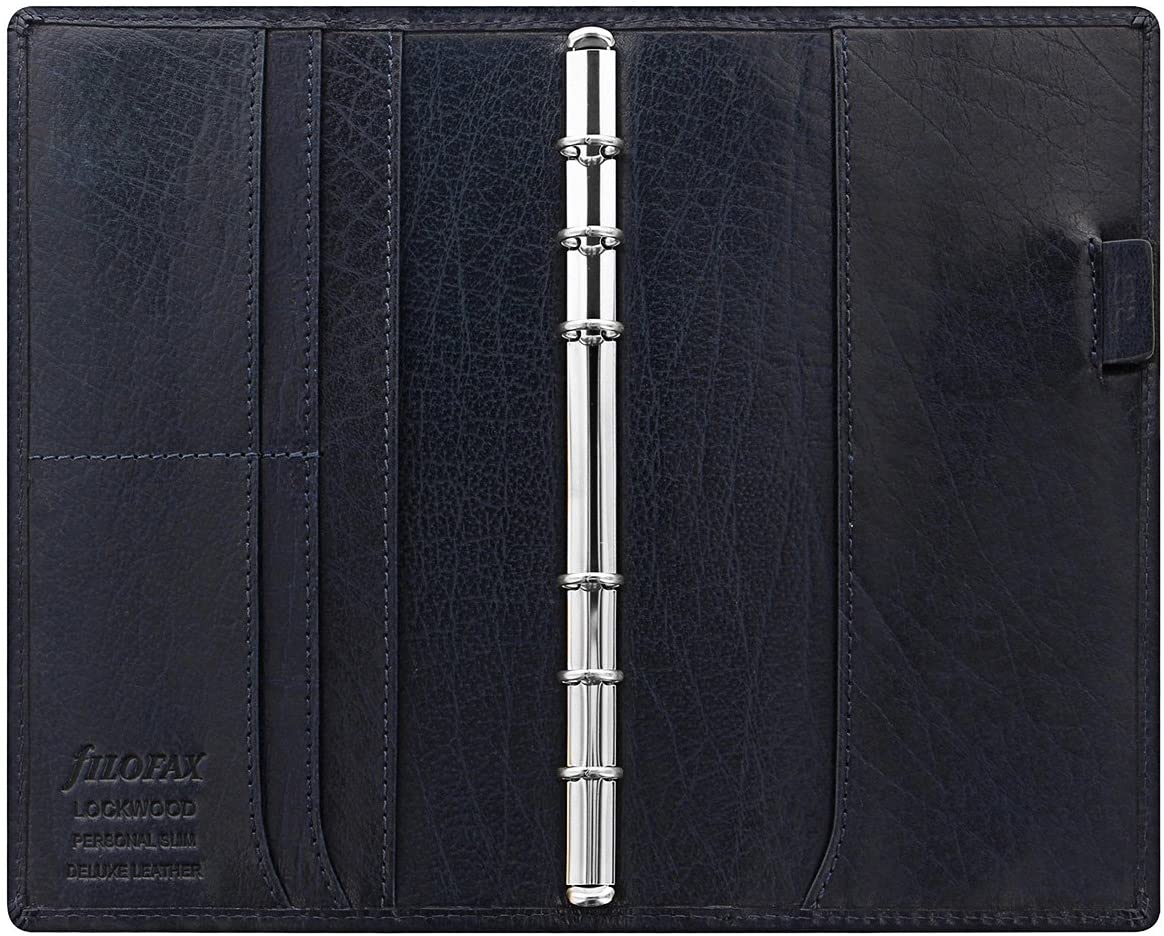 Filofax 26056 – LOCKW Slimline Personal Organizer – Navy – BigaMart