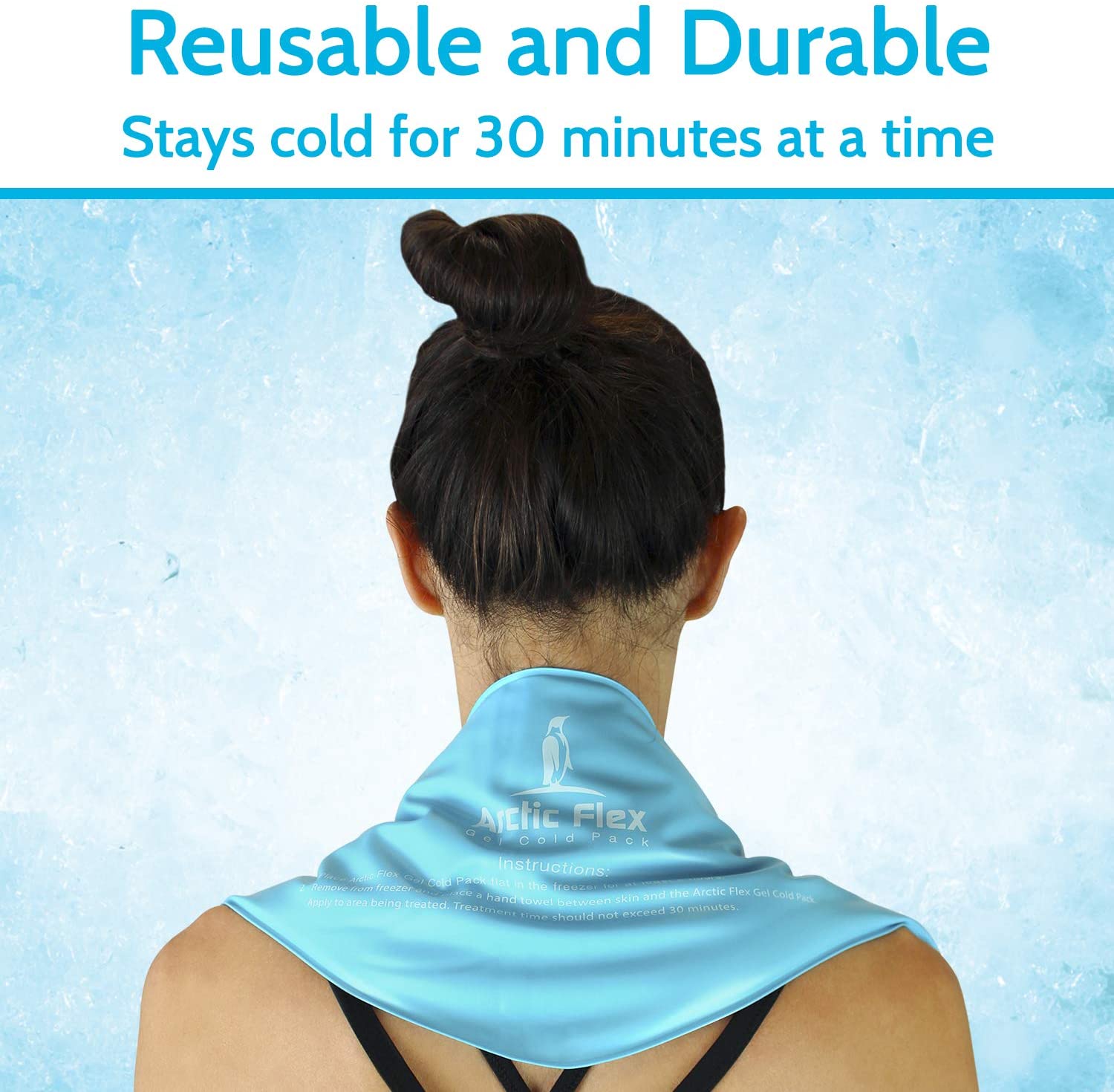 Arctic Flex Neck Cooler Ice Pack – Cold Compress Shoulder Therapy Wrap ...