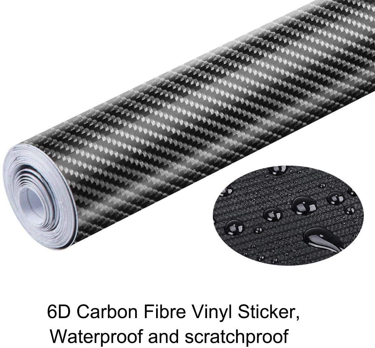 C100AE 6D Film Sticker Carbon Fiber Vinyl Car Sticker, Waterproof Car ...