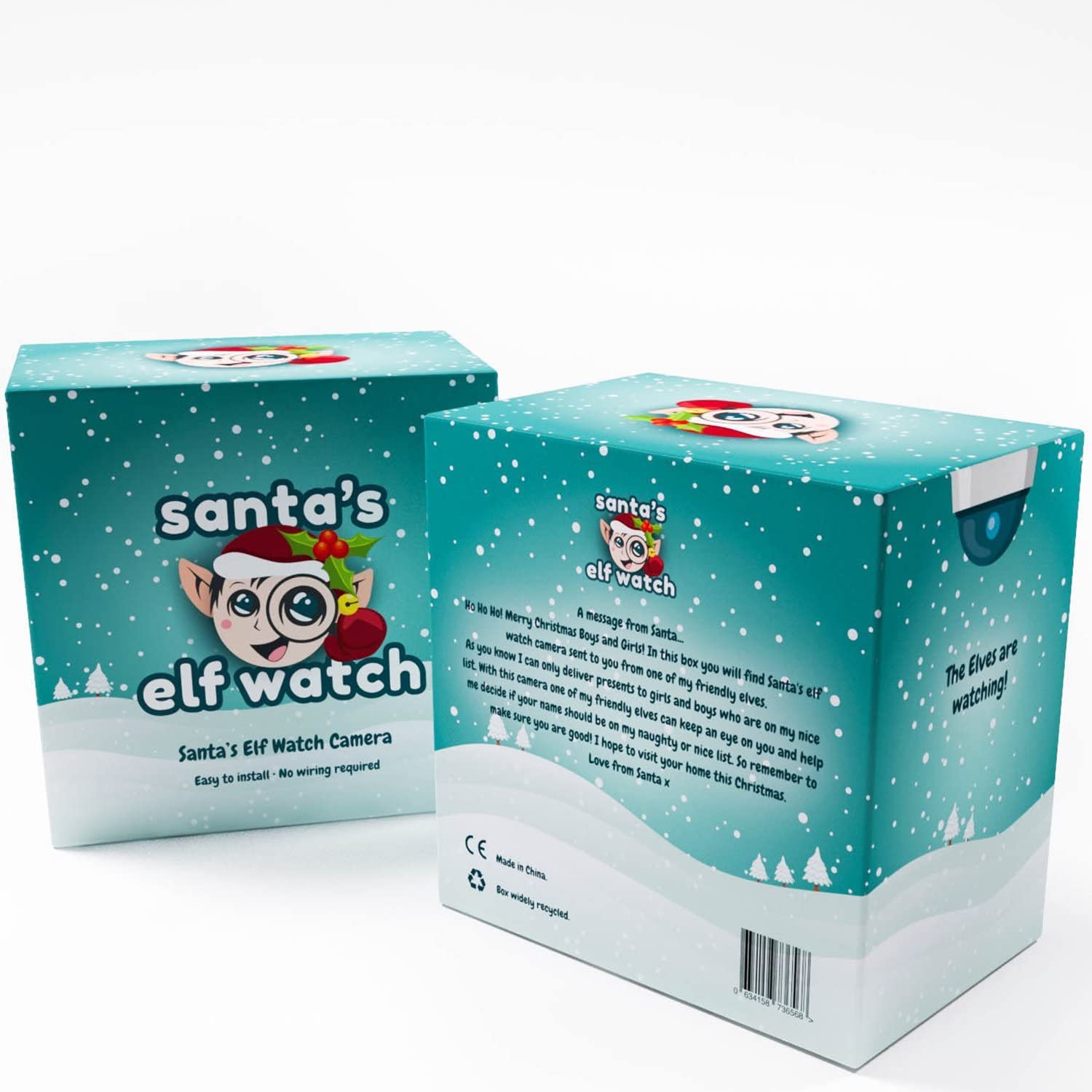 Santa’s Elf Watch Dummy Surveillance Camera – Includes FREE Membership ...