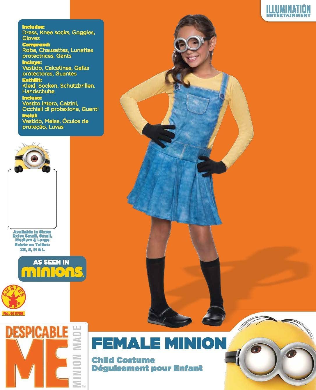 Rubie’s Official Child’s Despicable Me Universal Studios Female Minion ...