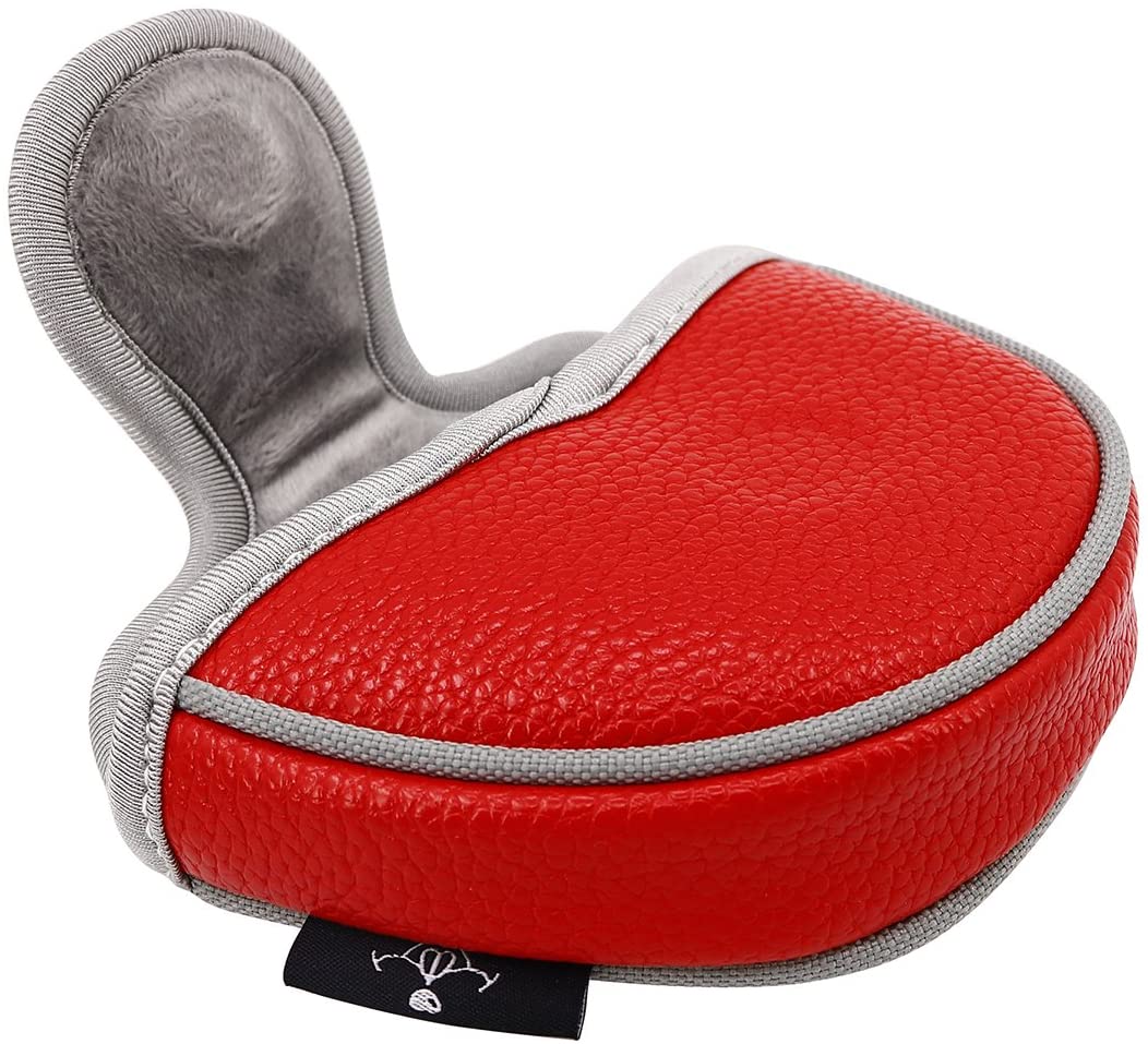 BIG TEETH Golf Putter Cover Half Mallet Mini Golf Small Headcover Club ...