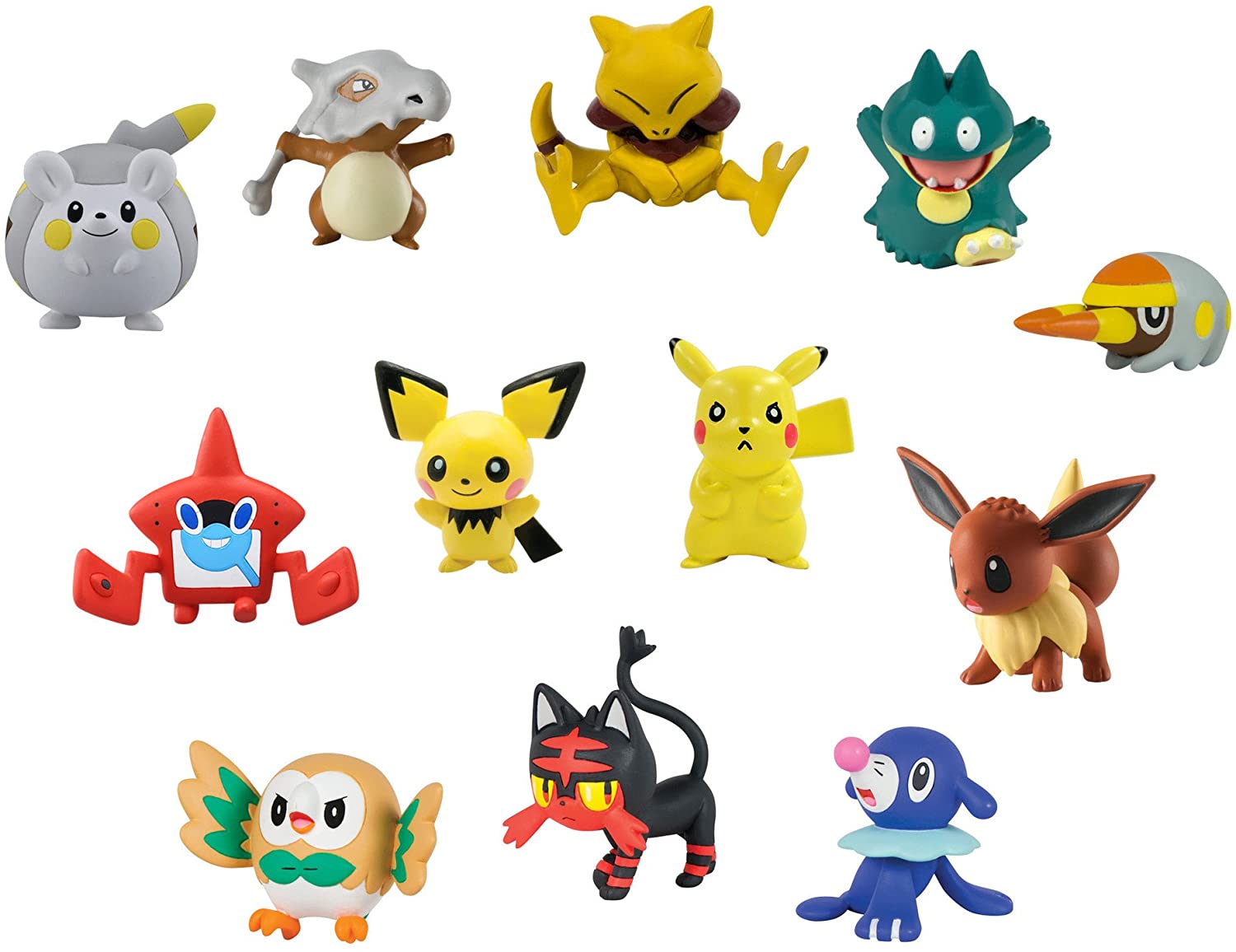 TOMY T19128 Pokémon XL Multi Figure Pack, Pikachu, Eevee, Pichu, Cubone ...