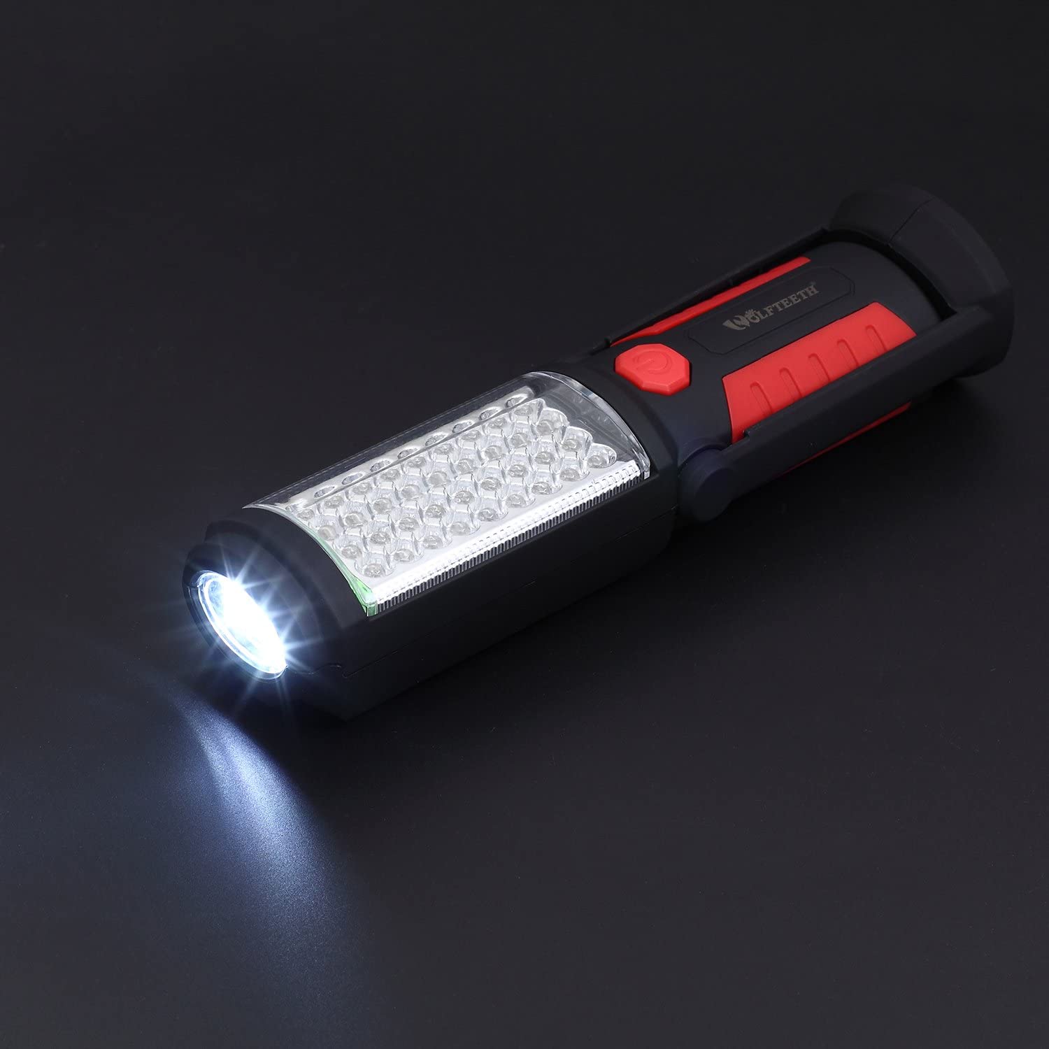 Wolfteeth 36+5 LED Torch Inspection Lamp Camping Light,Hands-Free ...